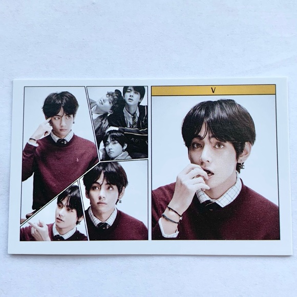 Other | V Kim Taehyung Bts Bangtan Boys Photocards Lot | Poshmark